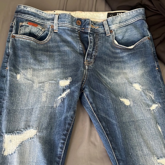 Armani Exchange | Jeans | Armani Exchange Skinny Ripped Jeans | Poshmark